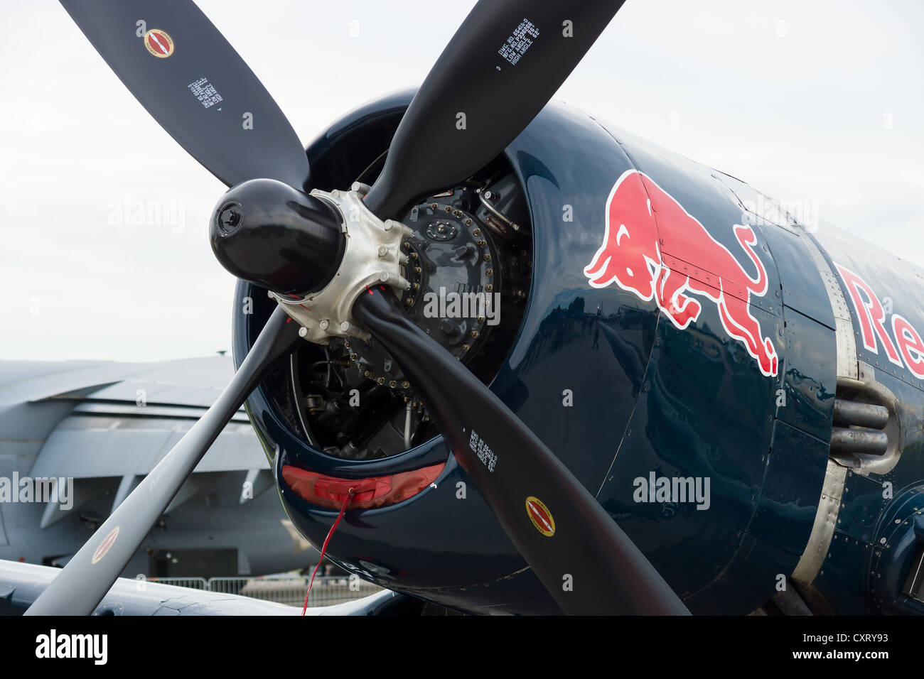 Detail of the carrier-based aircraft Chance Vought F4U Corsair Stock ...