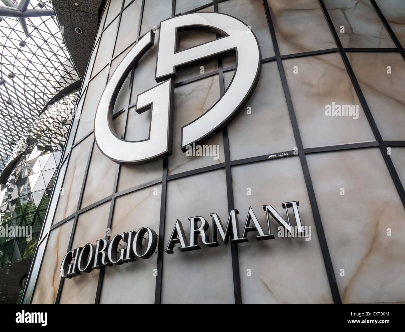 Giorgio Armani store at Ion Centre, Singapore Stock Photo - Alamy