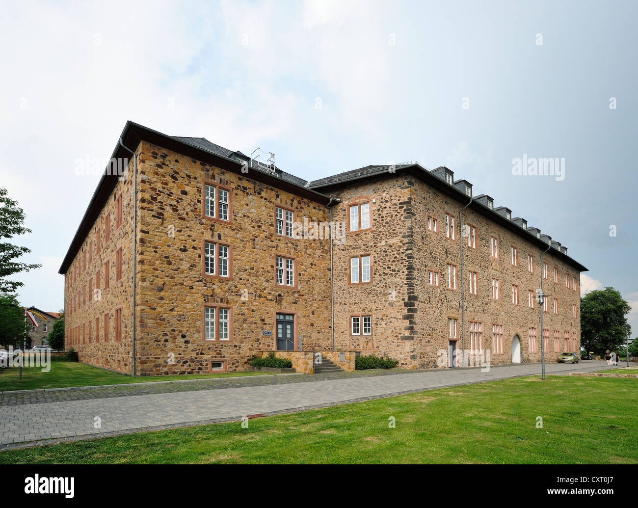 Town Hall at the Landgraves' Castle, Landgrafenschloss, Butzbach, Hesse ...