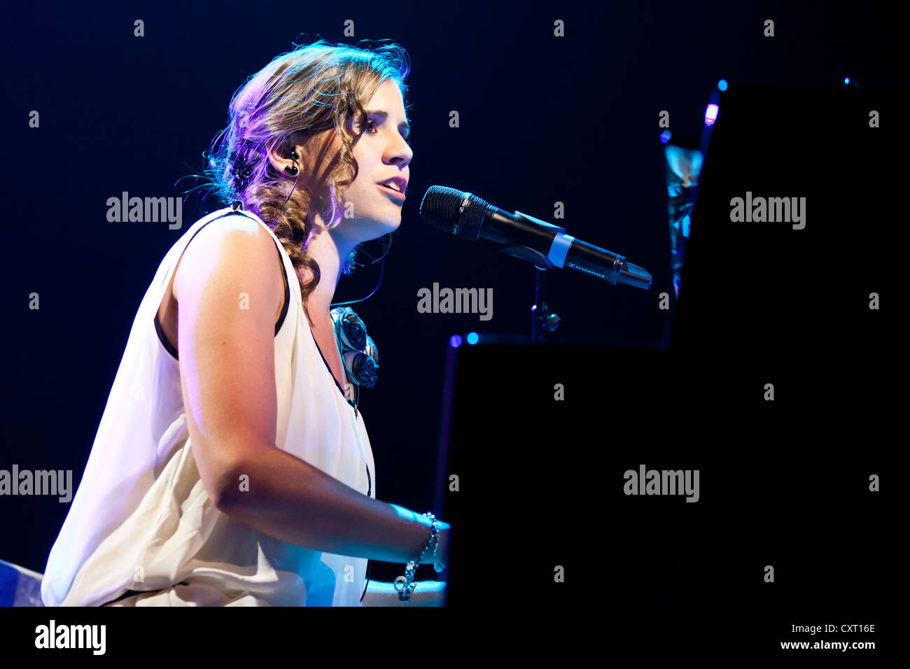 Swiss singer Eliane Mueller, winner of the "Das groesste Schweizer ...