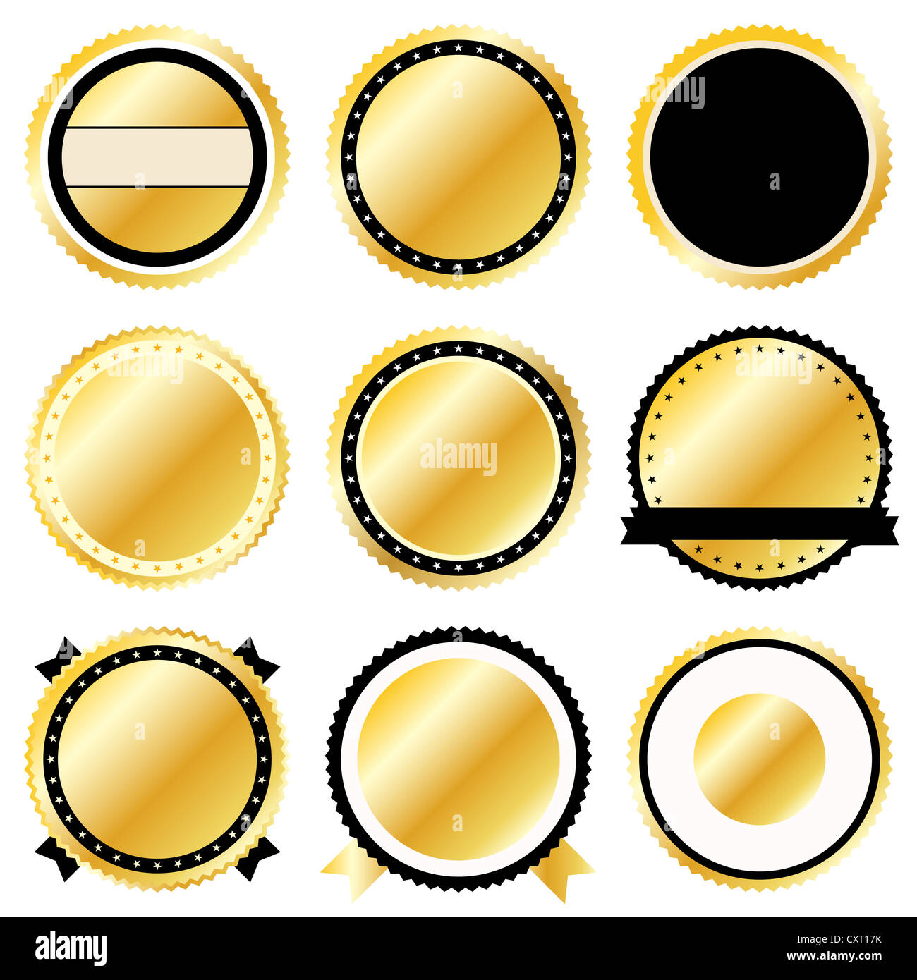 Gold badge hi-res stock photography and images - Alamy