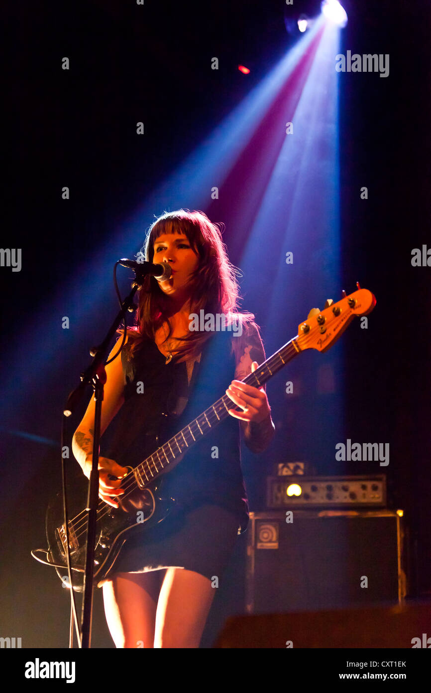 Sara Jean Stevens, bassist of the American rock band Bleached ...