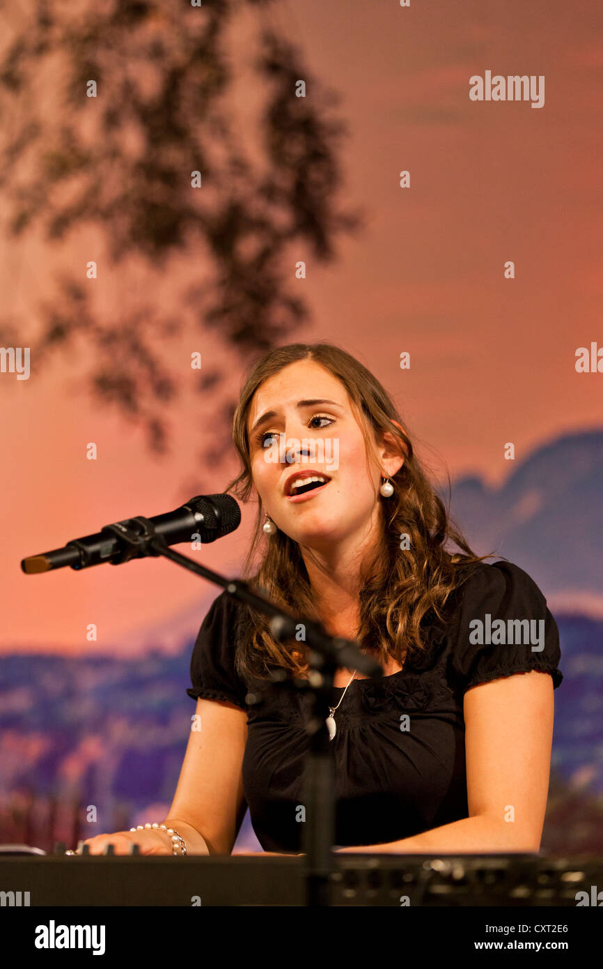 Eliane Mueller, Swiss singer and winner of Das groesste Schweizer ...