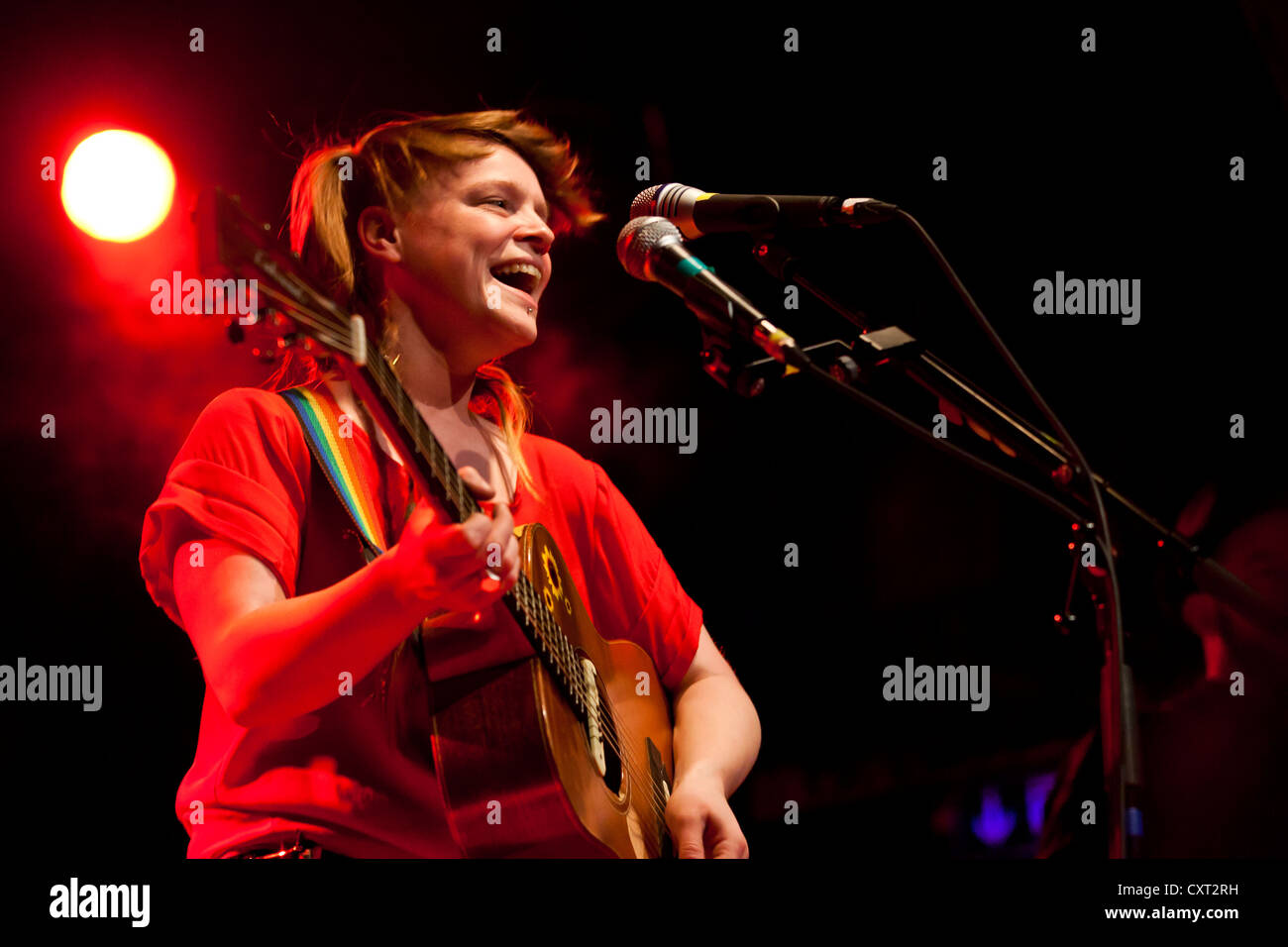 The Irish singer-songwriter and musician Wallis Bird performing live at ...