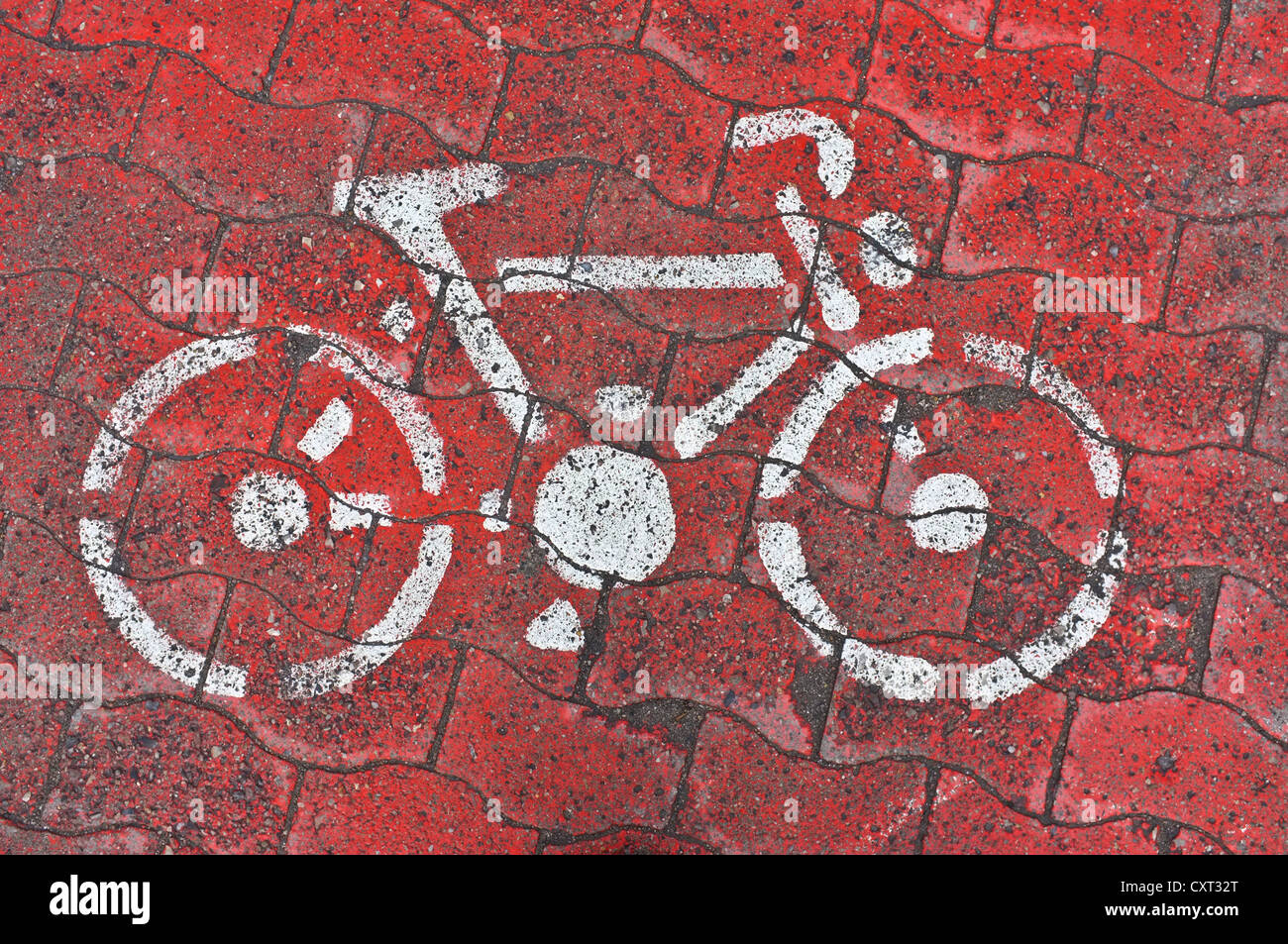 Pictograms on pavement hi-res stock photography and images - Alamy