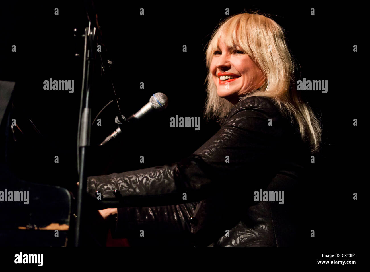 The American rock singer Chi Coltrane, live in the Chollerhalle, Zug ...