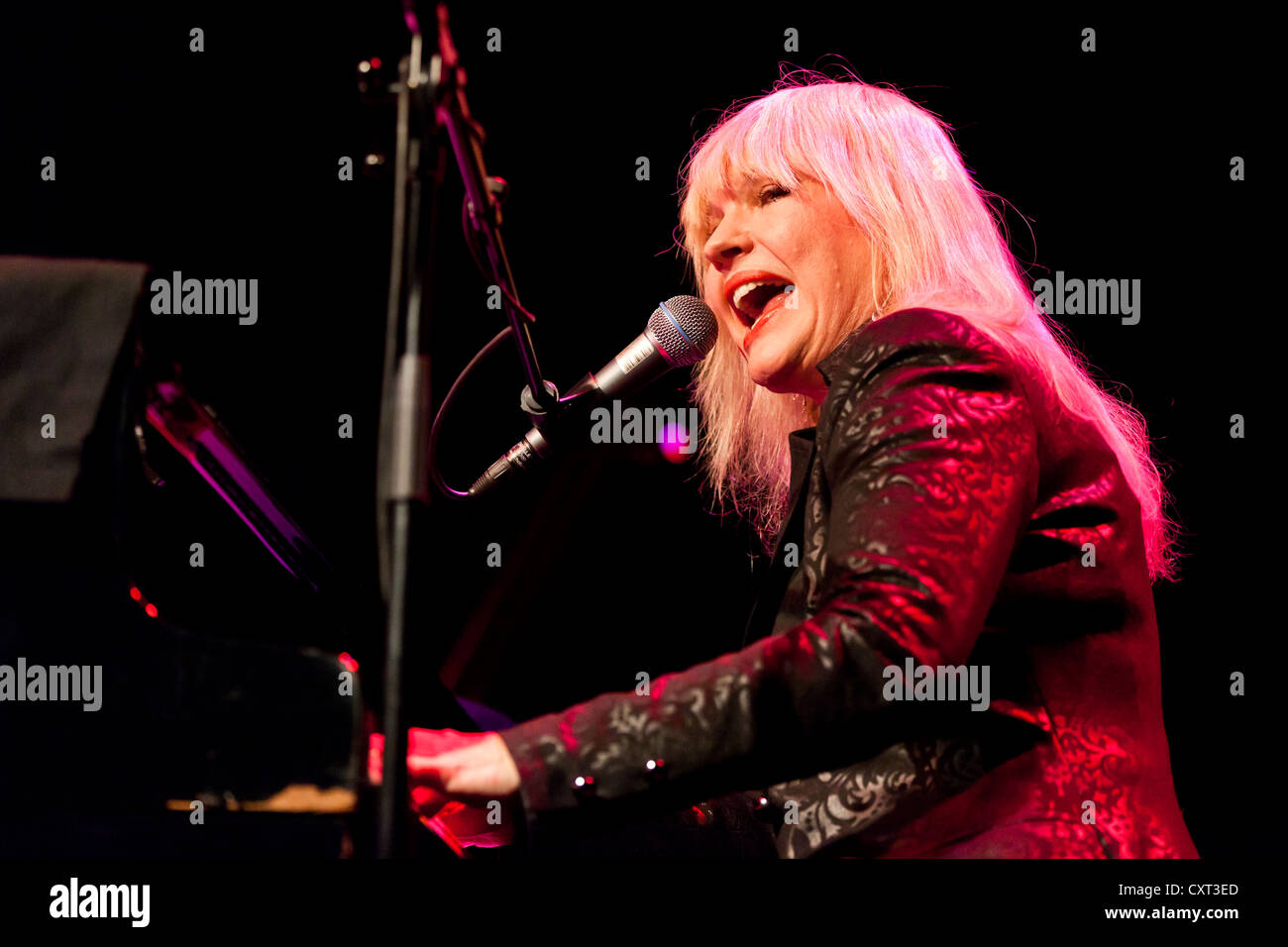 The American rock singer Chi Coltrane, live in the Chollerhalle, Zug ...
