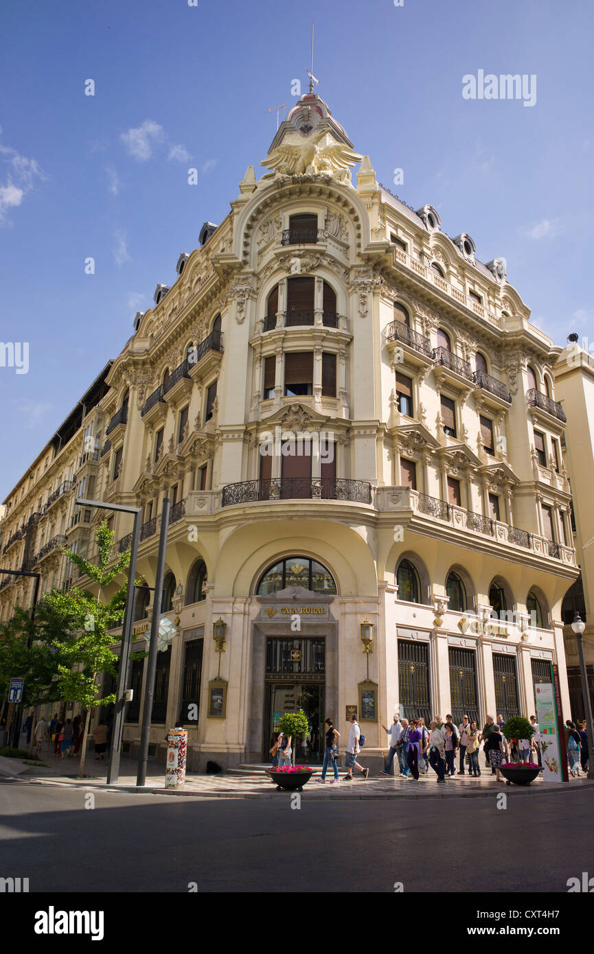 Edificio Caja Rural, Antiguo Banco Central, Granada, Andalusia, Spain ...