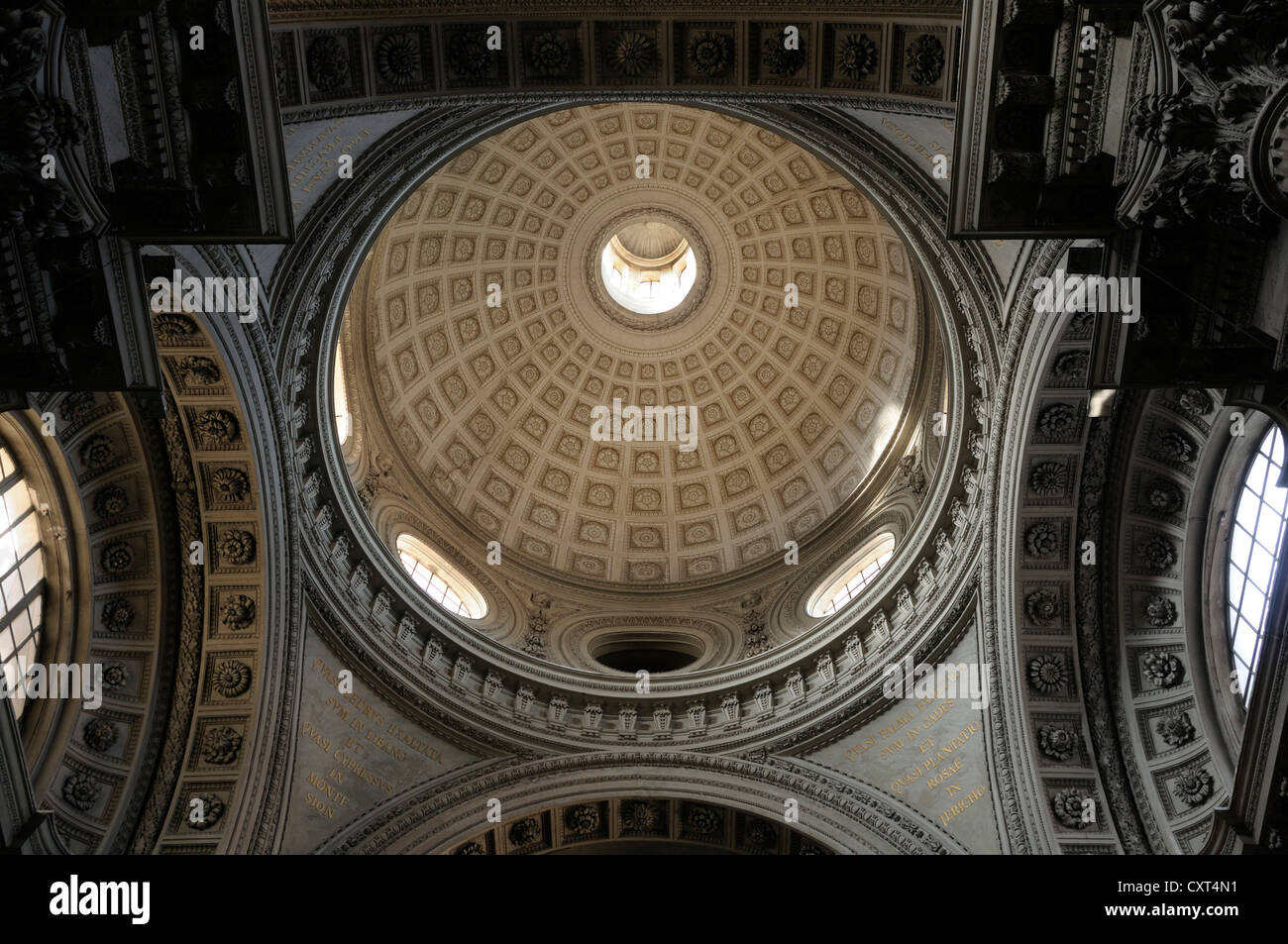 Interior view, dome, Church of Santa Maria in Campitelli, Rome, Italy ...