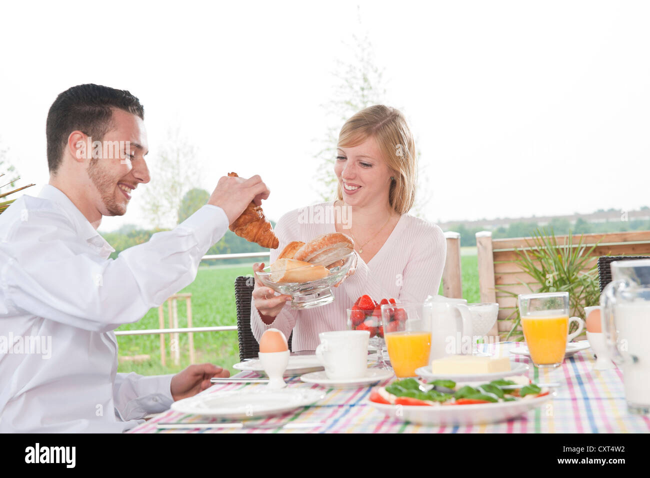 Light breakfast on nice hi-res stock photography and images - Alamy