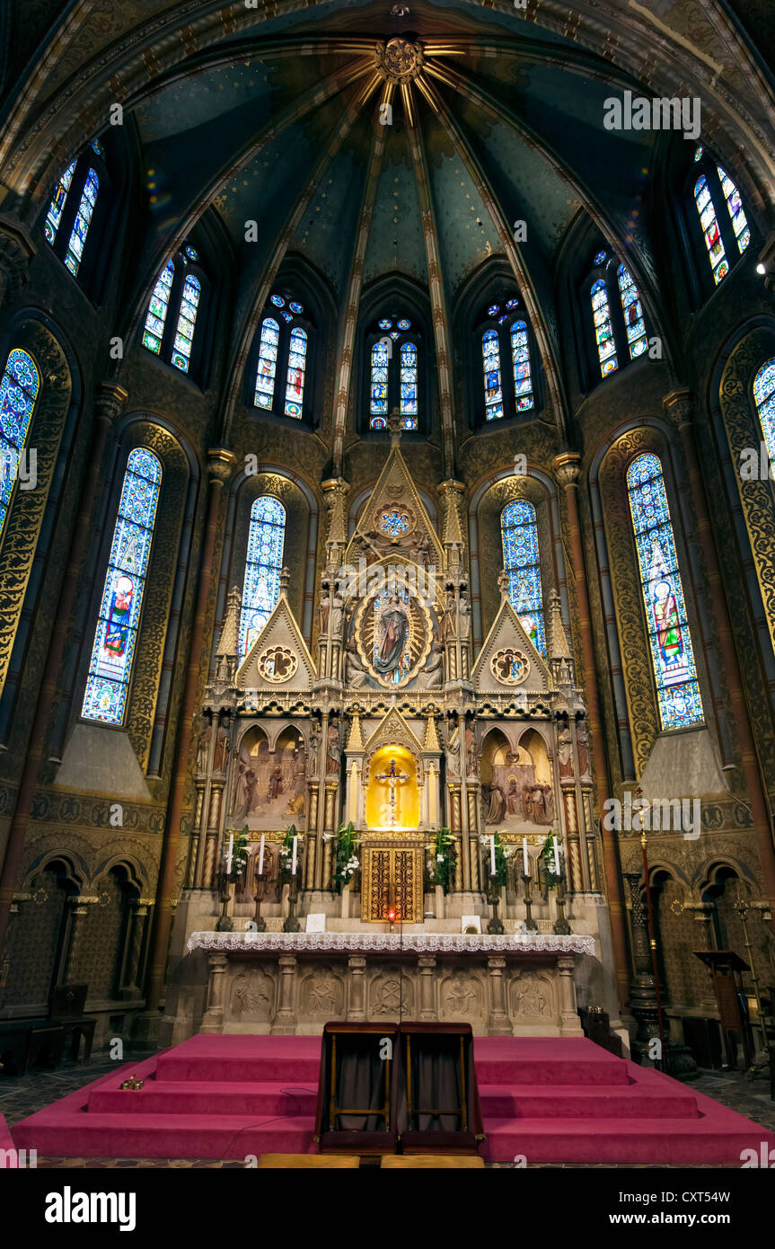 Interior view matthias church hi-res stock photography and images - Alamy