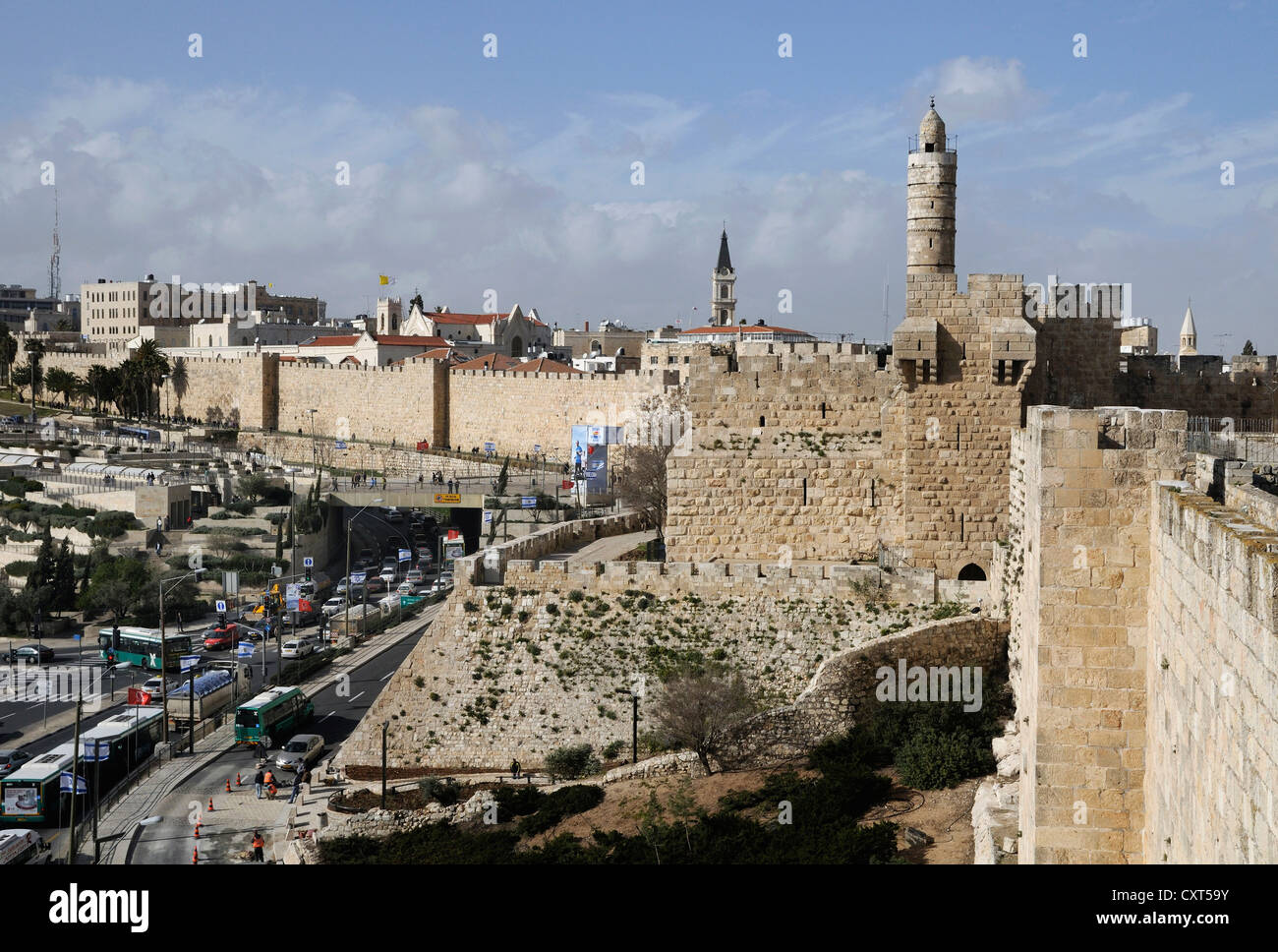 Old city walls jerusalem hi-res stock photography and images - Alamy