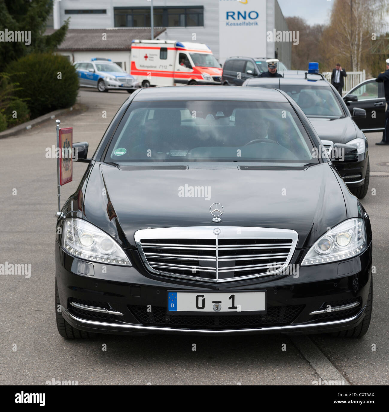 The official car of the German Federal President, inaugural visit of ...