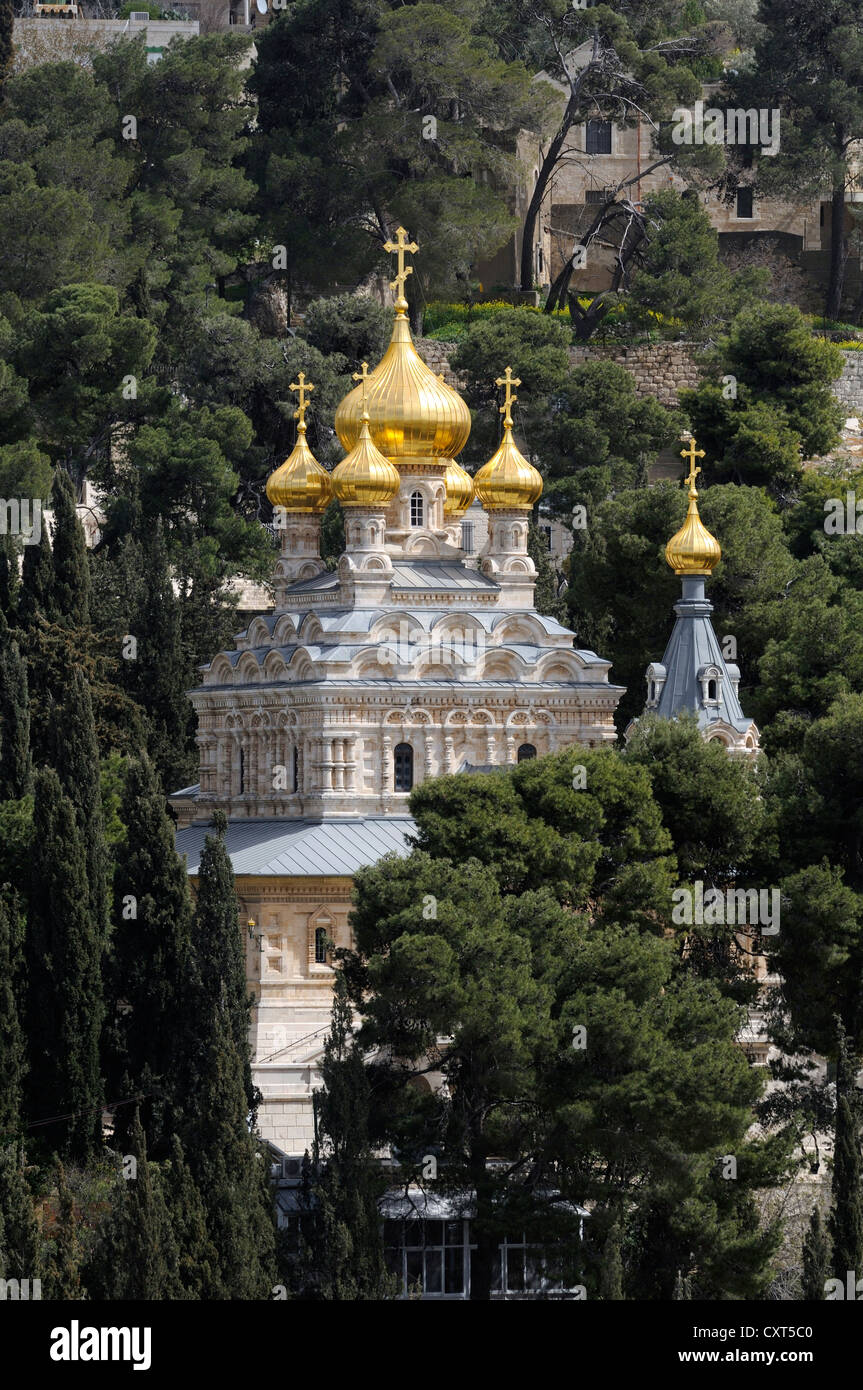Mary Magdalene Church, Jerusalem, Israel, Middle East Stock Photo - Alamy
