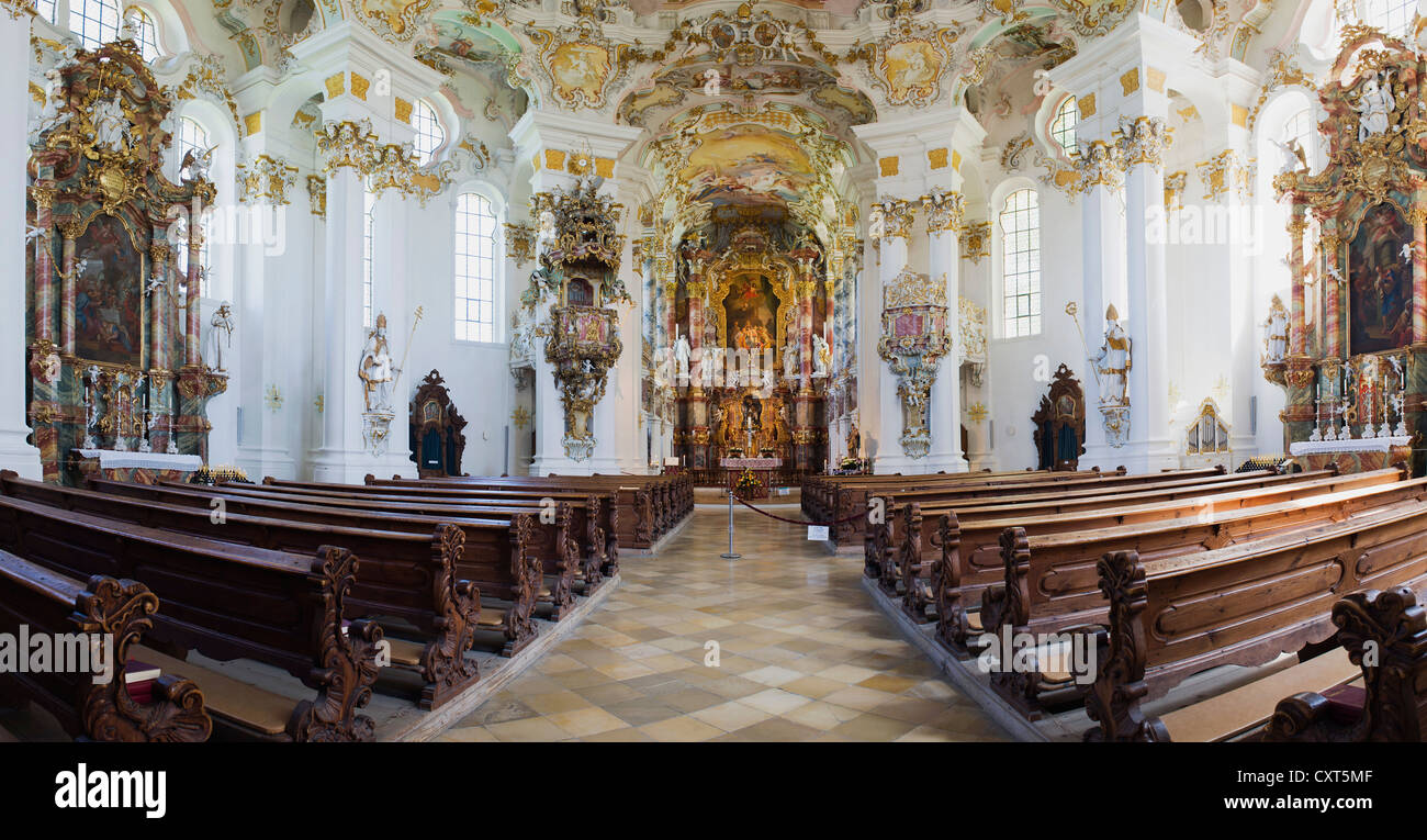 Interior wieskirche wies steingaden upper hi-res stock photography and ...
