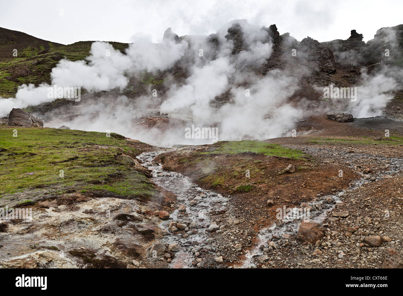 Hverager geothermal area hi-res stock photography and images - Alamy