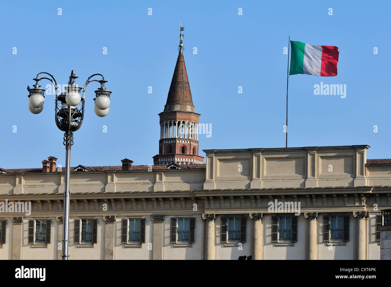 Italian flag milan italy hi-res stock photography and images - Alamy