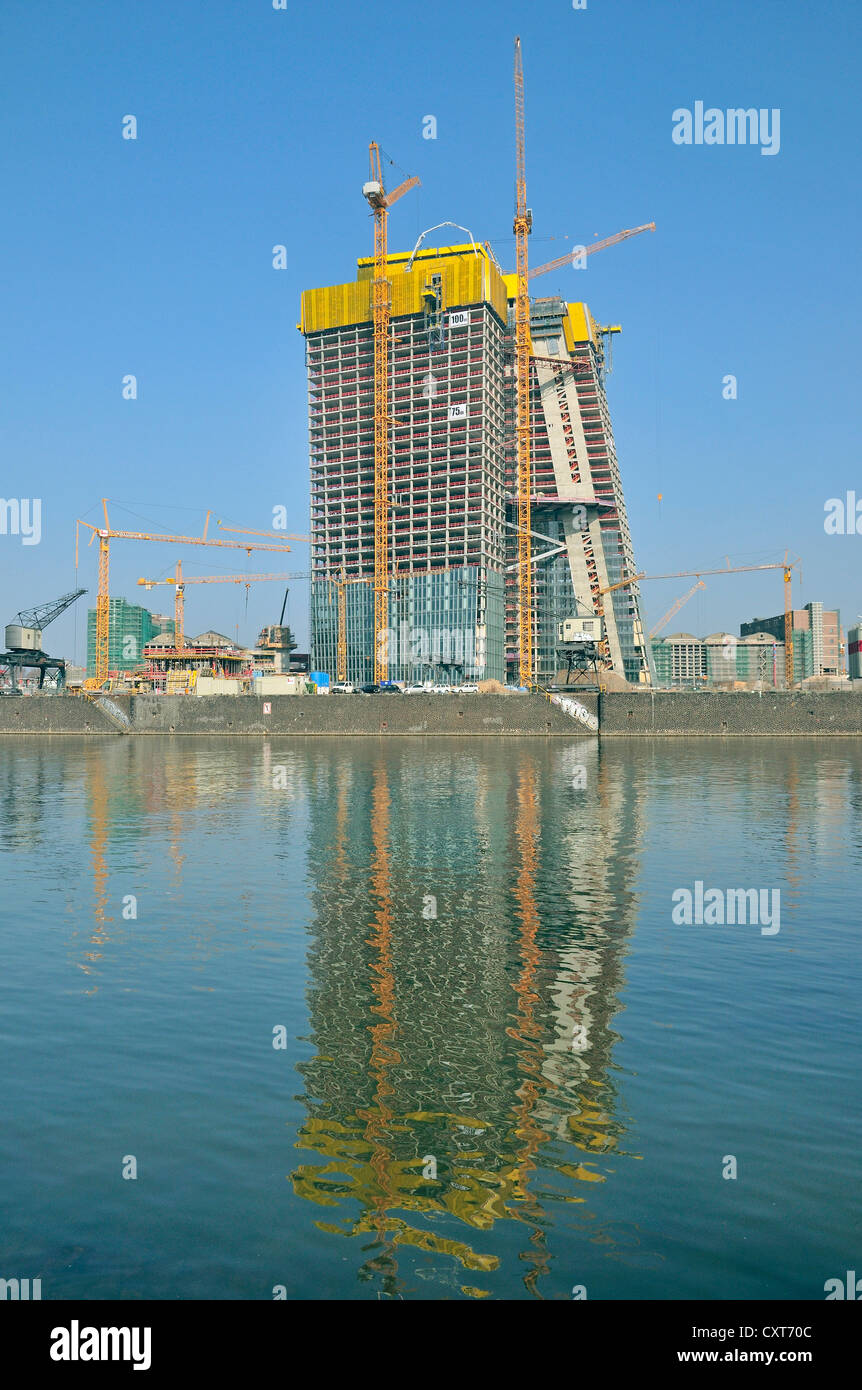 Construction site of the new building for the European Central Bank ...