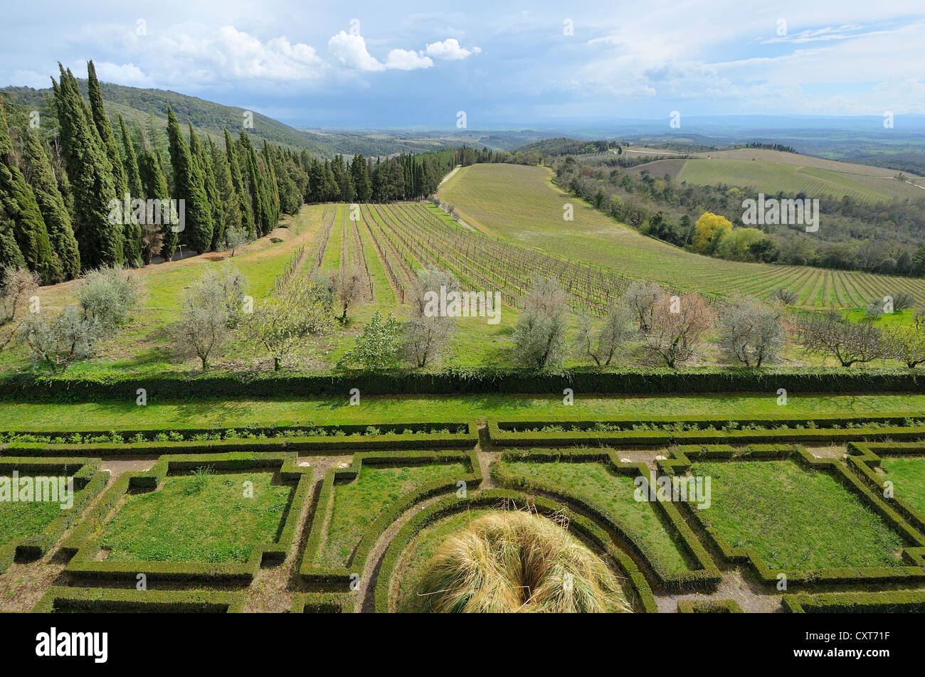Castello di brolio castle hi-res stock photography and images - Alamy