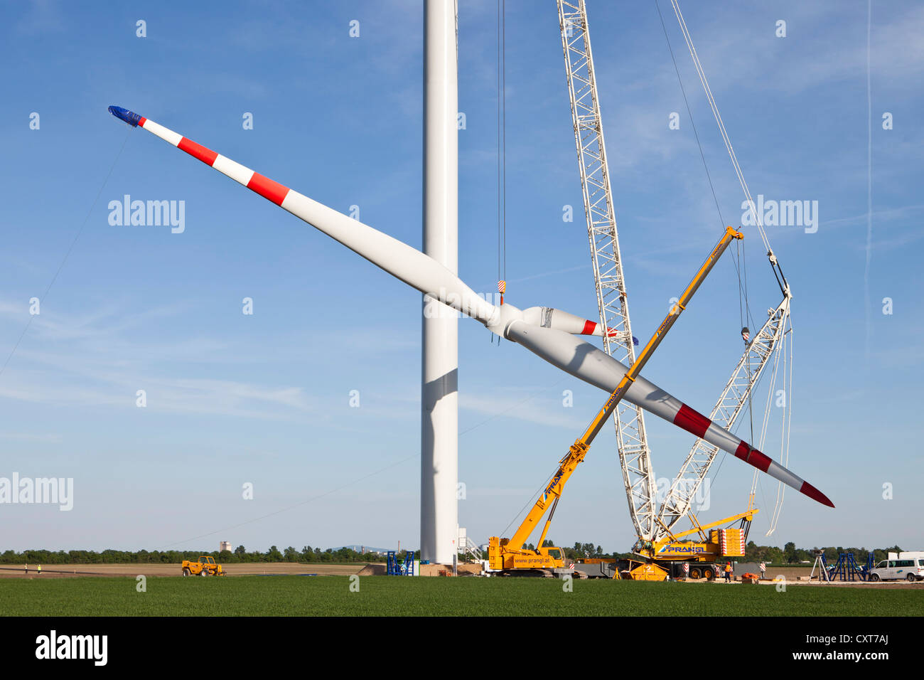 Construction wind power plant hi-res stock photography and images - Alamy
