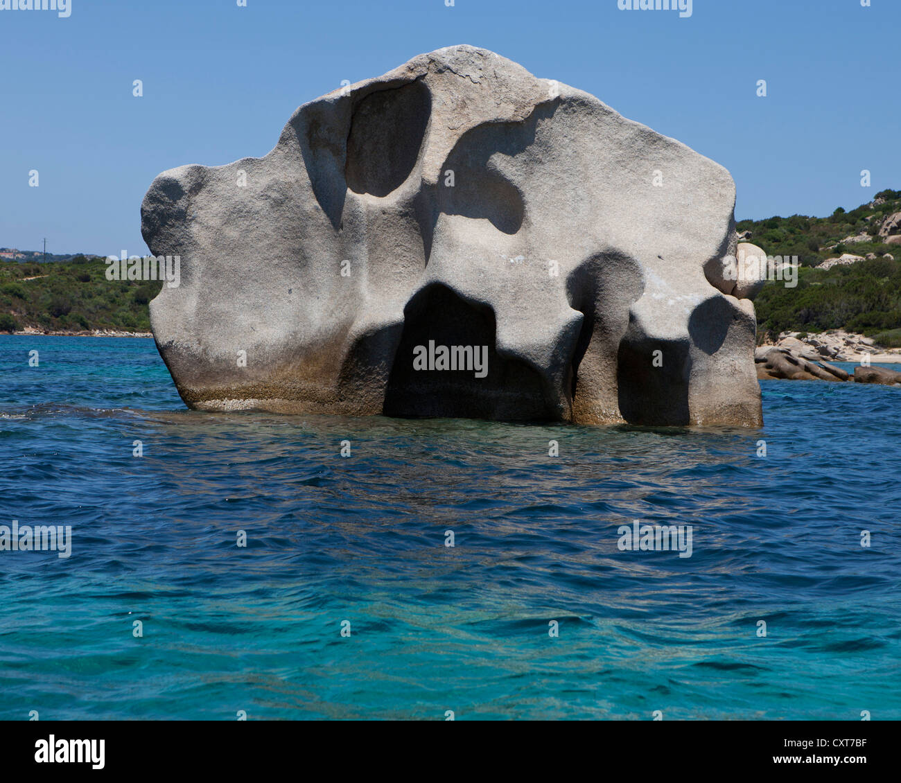 Rock formation in Parco Nazionale dell 'Archipelago di La Maddalena, La ...