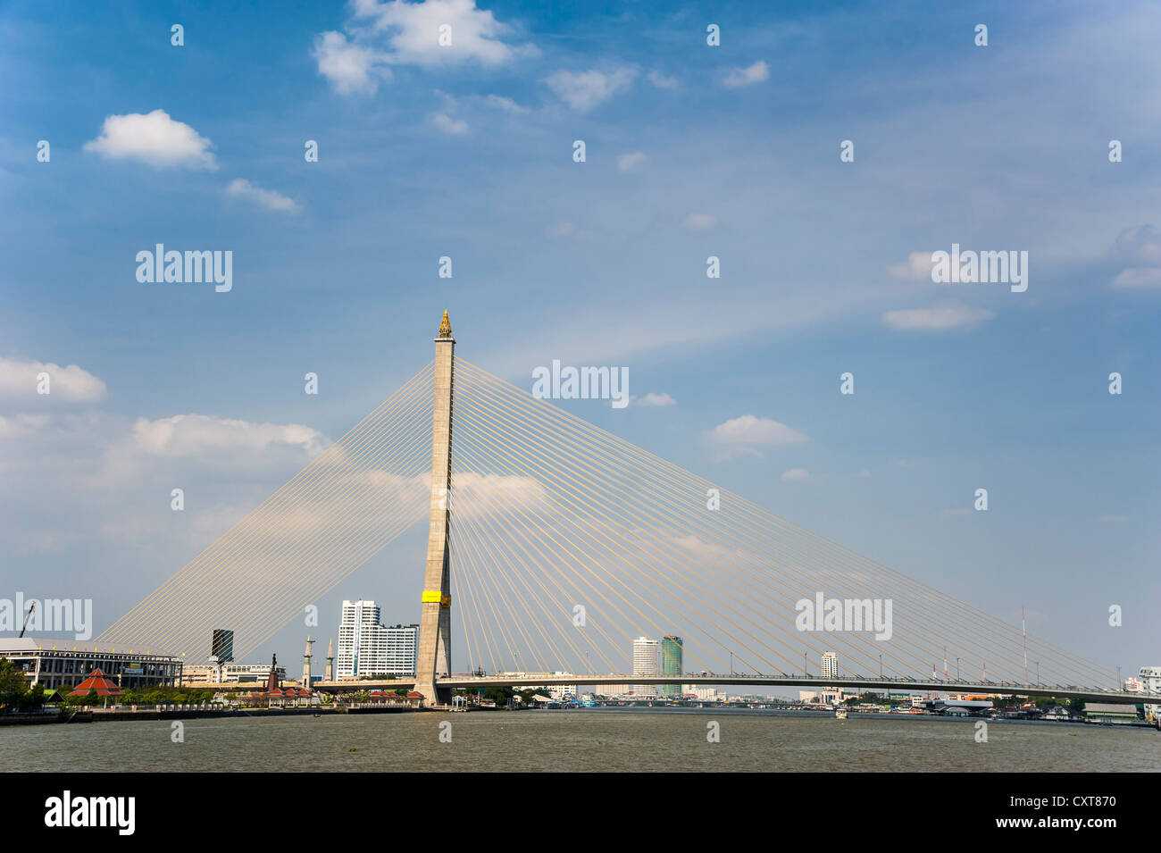 Rama VIII Bridge, Bangkok, Thailand, Asia Stock Photo - Alamy