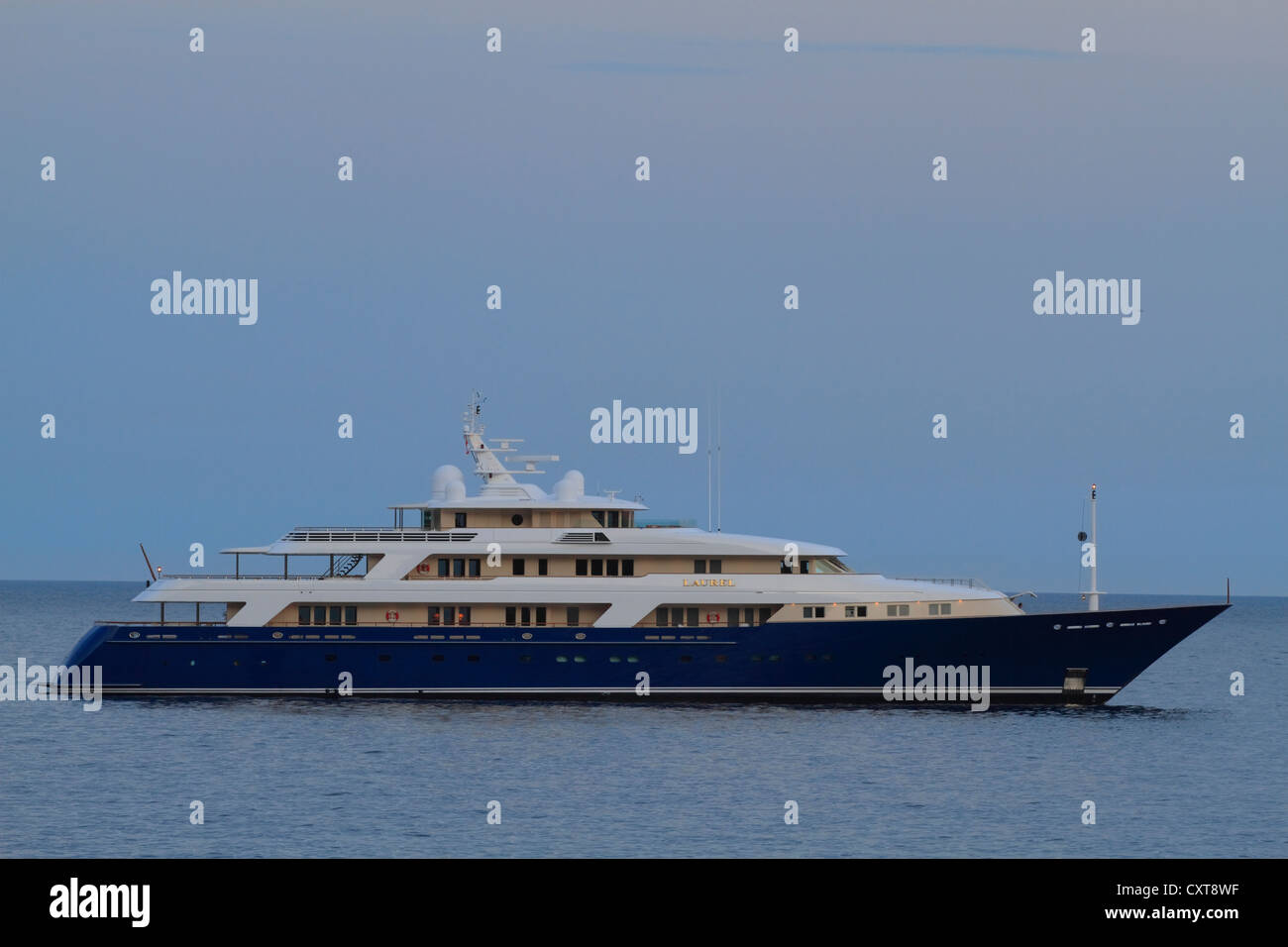 Motor yacht, Laurel, built by the Delta Marine shipyard, length of 73. ...