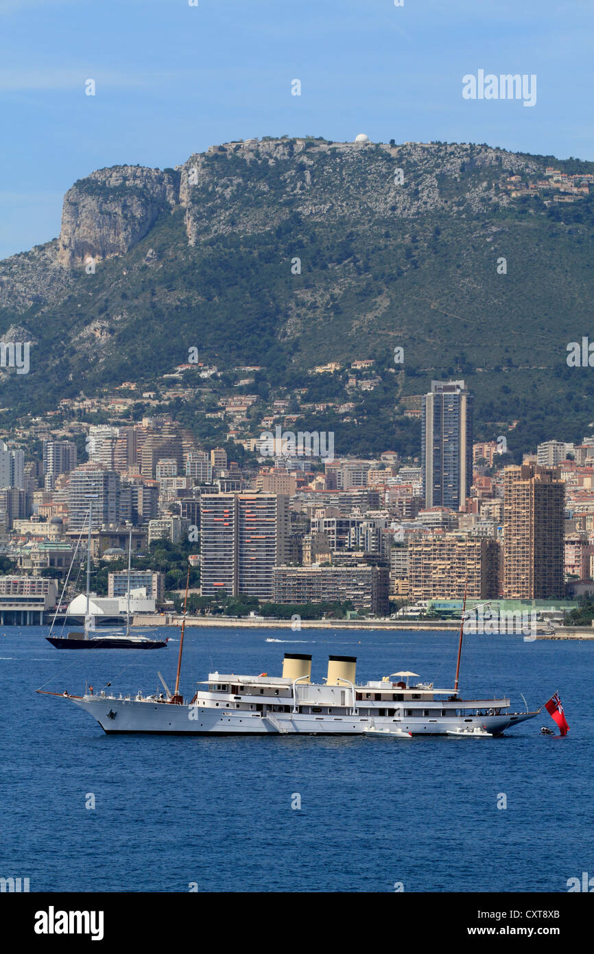 Motor yacht, Talitha, built by the Krupp Germania shipyard, length of ...