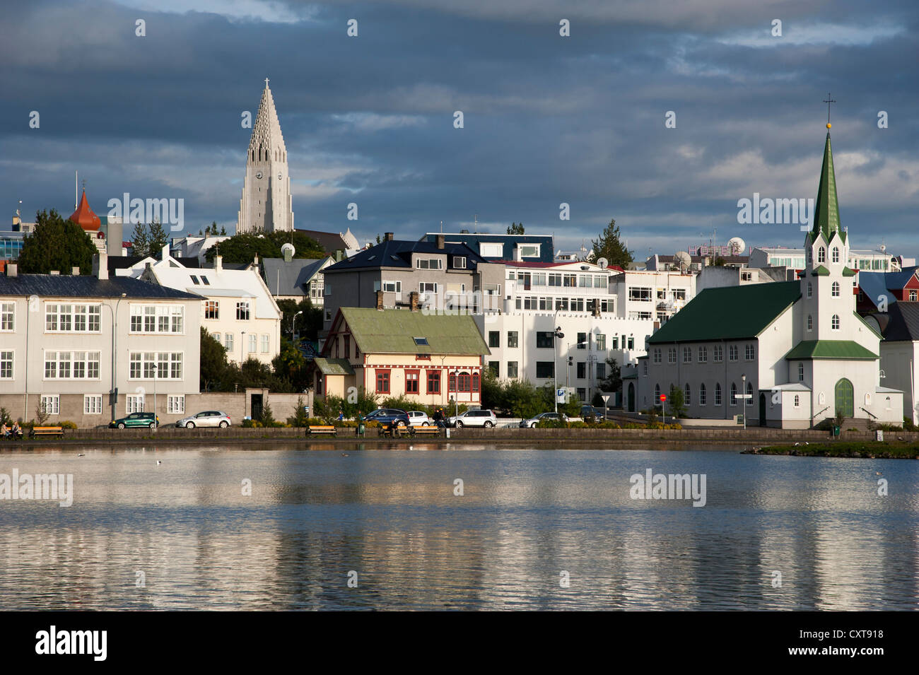 Frikirkja and tjoernin hi-res stock photography and images - Alamy