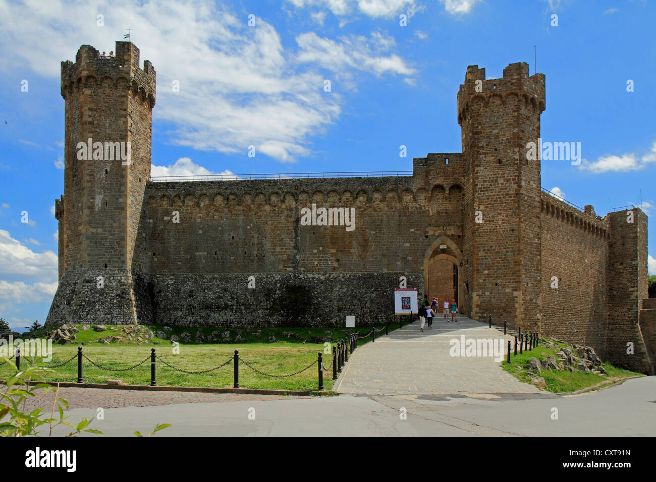 Fortress in Montalcino, Tuscany, Italy, Europe Stock Photo - Alamy