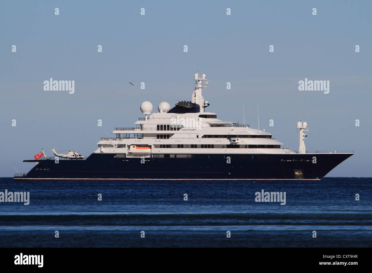 Motor yacht, Octopus, built by Luerssen Yachts, length of 126.20 Stock ...