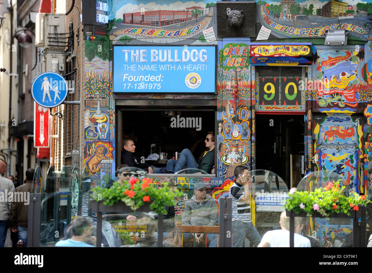 Coffee shop, Amsterdam, The Netherlands, Europe Stock Photo - Alamy