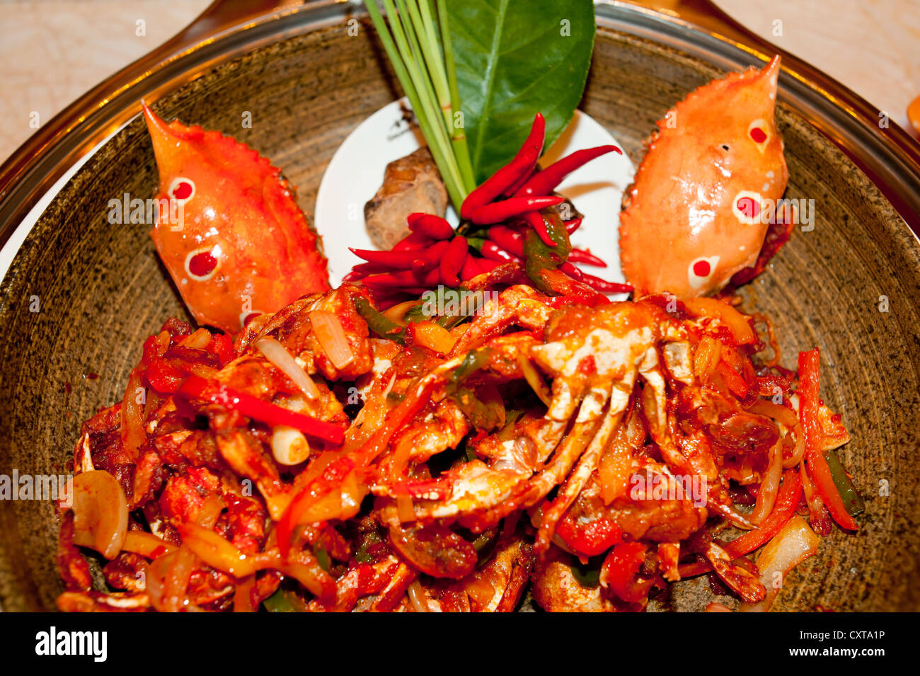 Fried Crab With Chinese Food