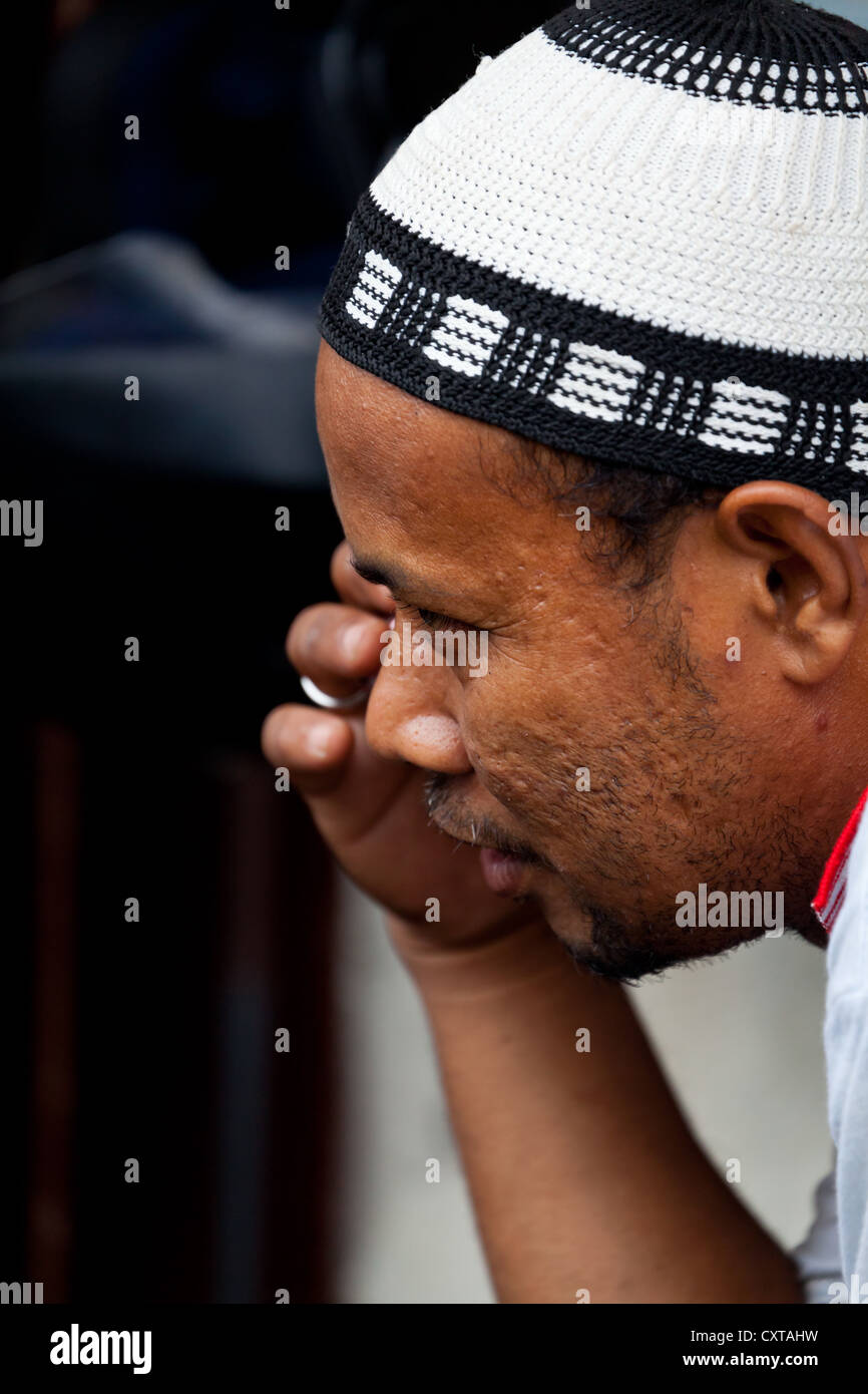 Close-Up Portrait of an Indonesian Man in Banjarmasin in South ...