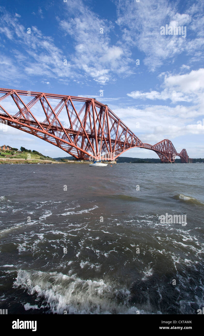The Forth Rail Bridge from North Queensferry, Fife Scotland Stock Photo ...