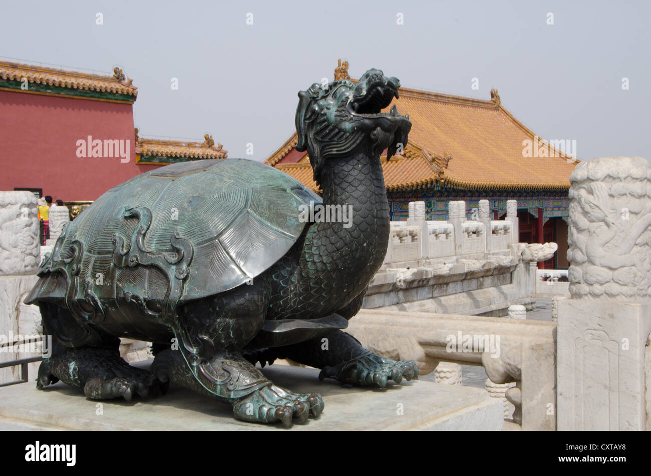 Bronze Turtle, Forbidden City, Beijing, China Stock Photo - Alamy
