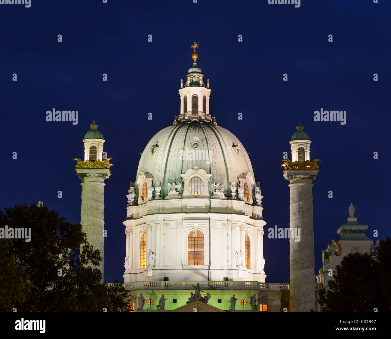 Karlskirche, Karlsplatz, Vienna, Austria, Europe Stock Photo - Alamy