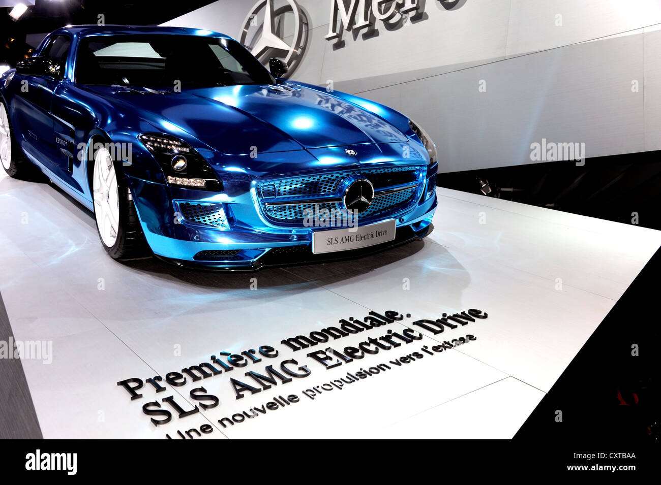 Mercedes-Benz SLS AMG,Electric drive, zero emission, Paris Motor Show ...