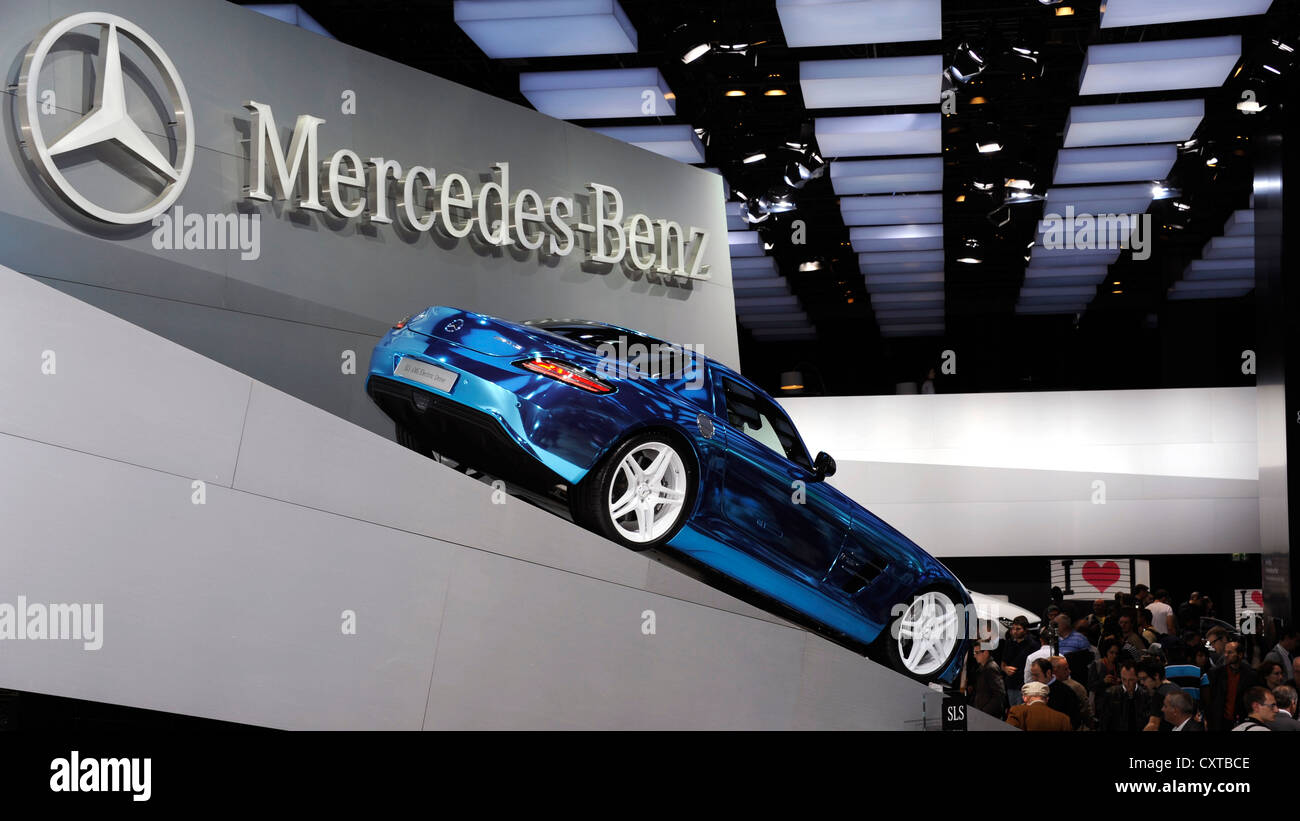Mercedes-Benz SLS AMG,Electric drive, zero emission, Paris Motor Show ...