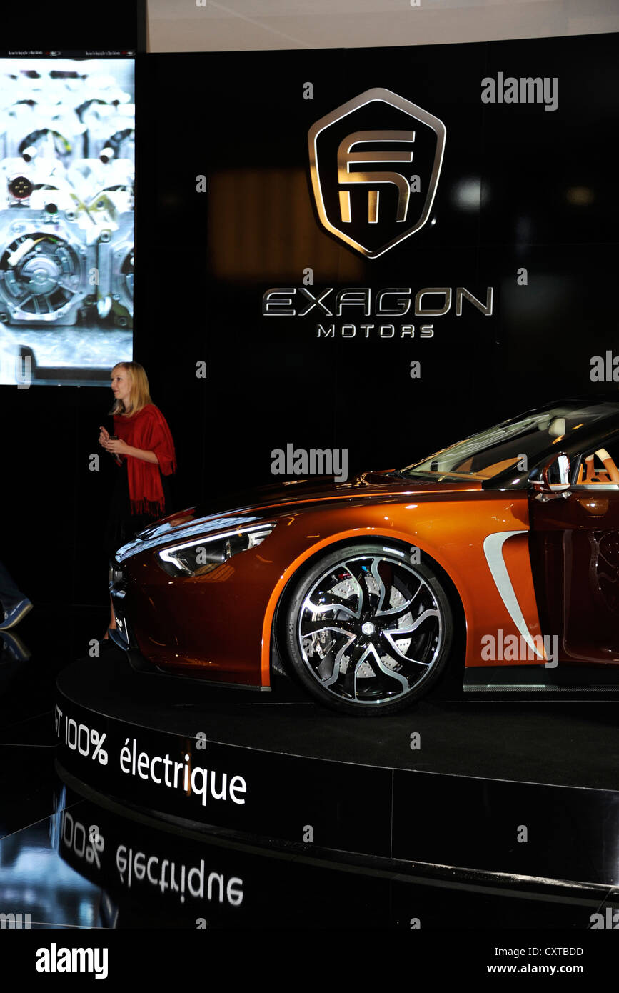Exagon Furtive-eGT,made in France,Electric car, zero emission,Paris ...