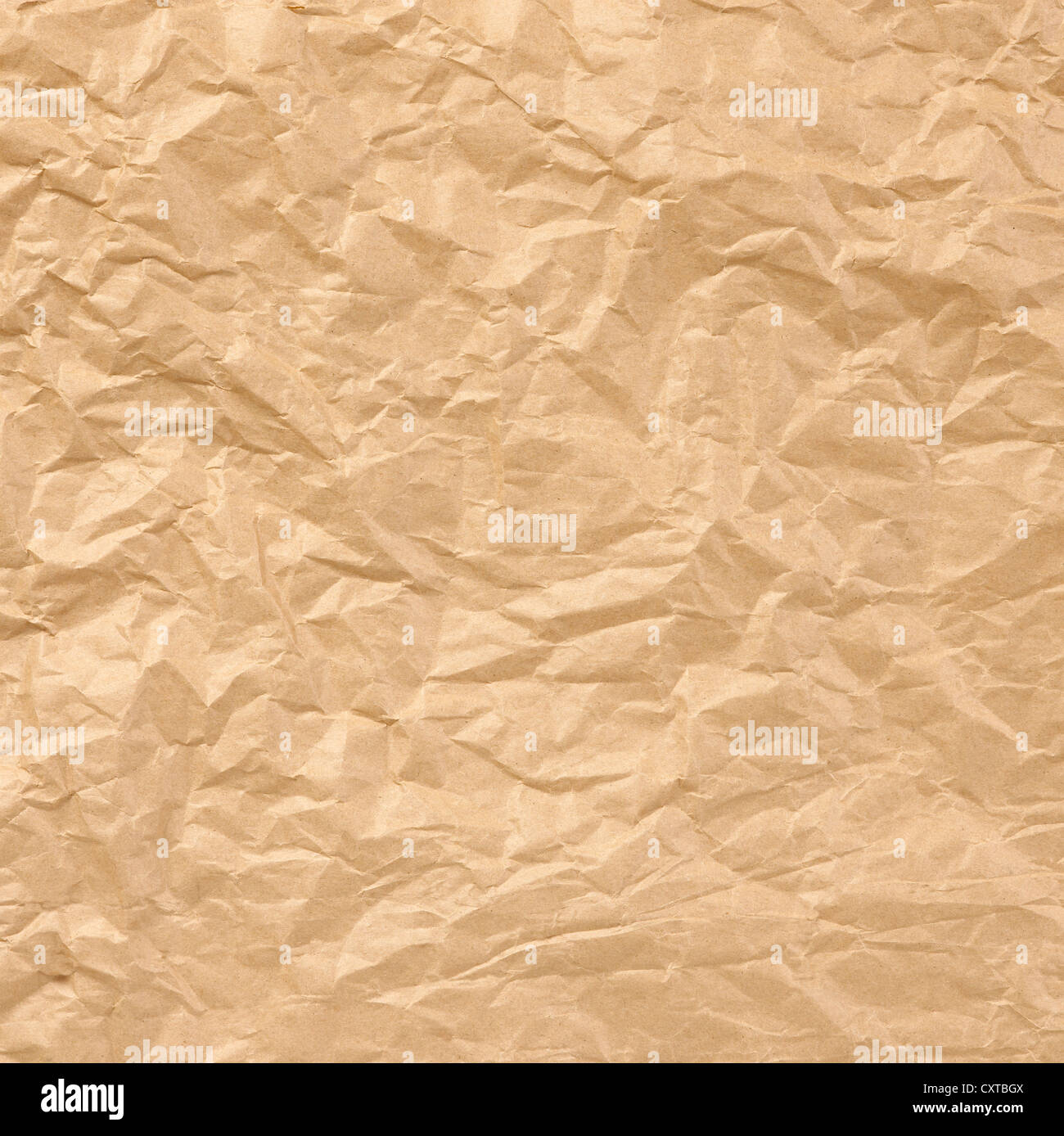 Crumpled brown paper Stock Photo - Alamy