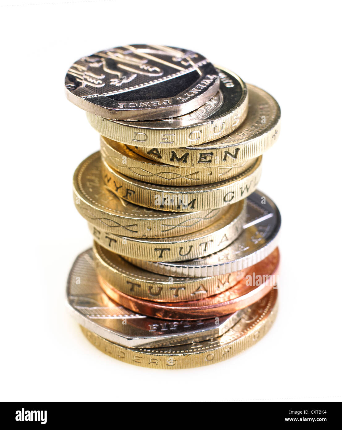 Uk currency stack hi-res stock photography and images - Alamy