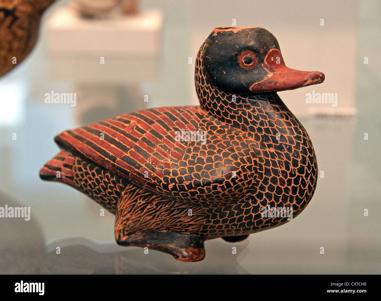 Duck terracotta Vase 6th century B.C. East Greek Greece Stock Photo - Alamy