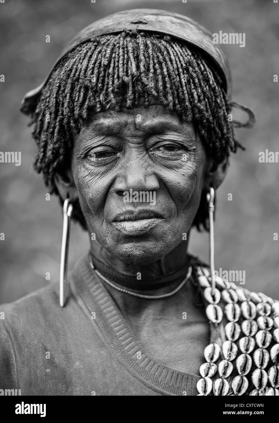 Bana Tribe Woman, Key Afer, Omo Valley, Ethiopia Stock Photo - Alamy