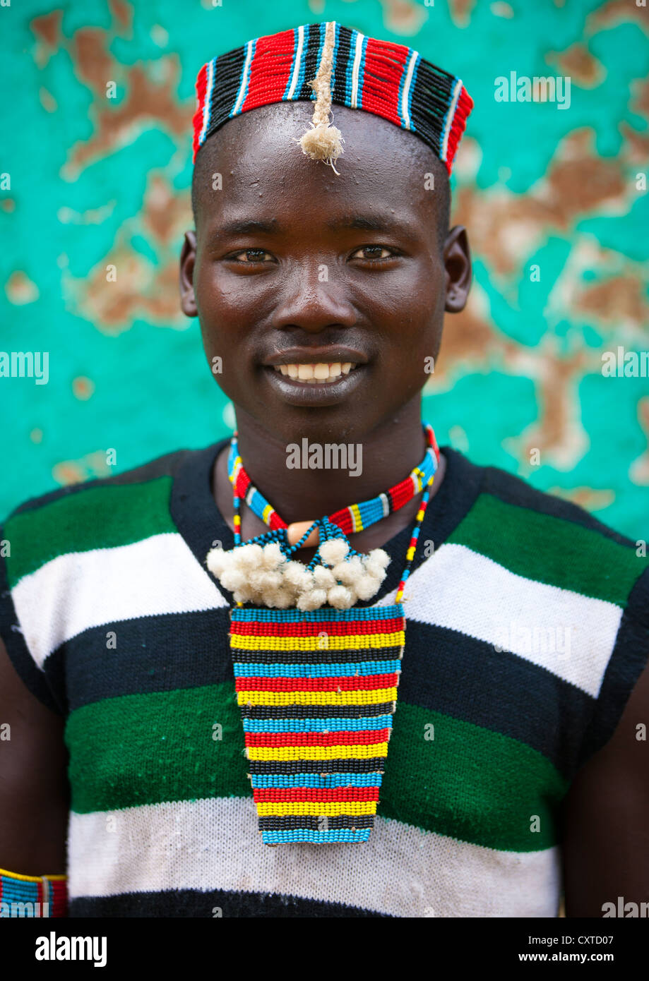Bana Tribe Man, Key Afer, Omo Valley, Ethiopia Stock Photo - Alamy