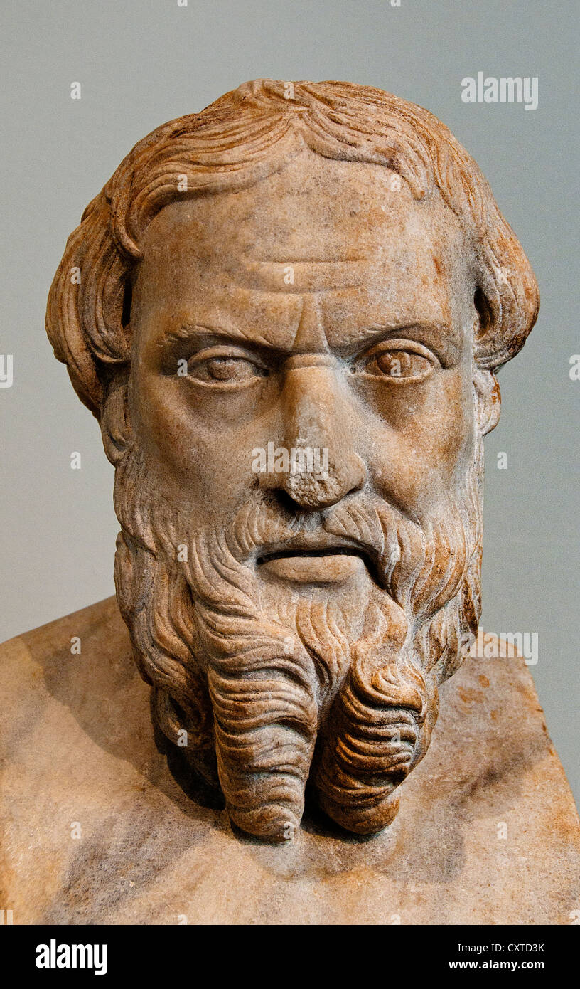 .Herodotos 484–424 B.C) Halikarnassos Greek copy Greek bronze statue 4 ...