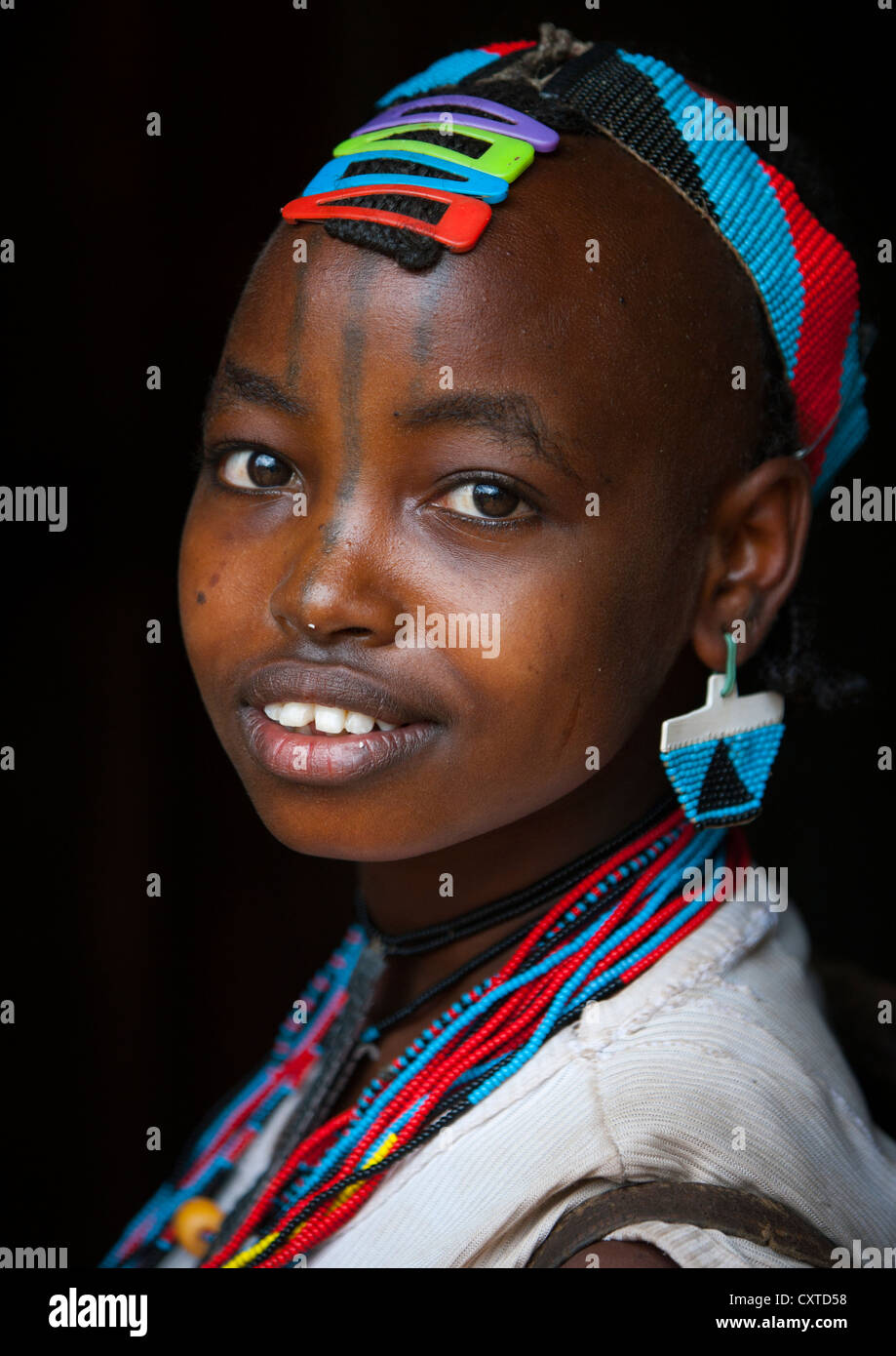 Tsemay tribewoman, Key Afer, Omo Valley, Ethiopia Stock Photo - Alamy