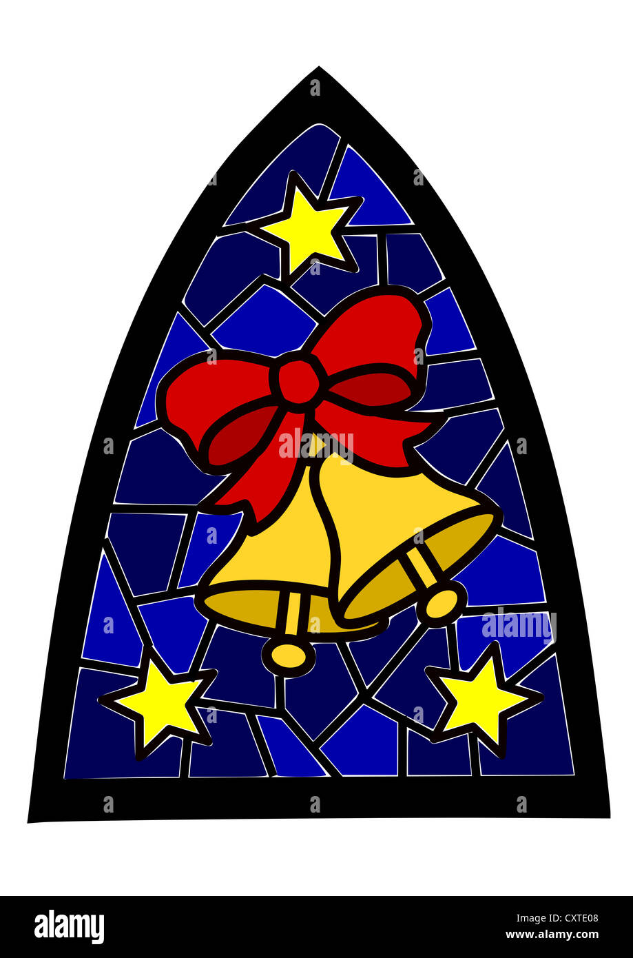 Glass window metallic design Cut Out Stock Images & Pictures - Alamy