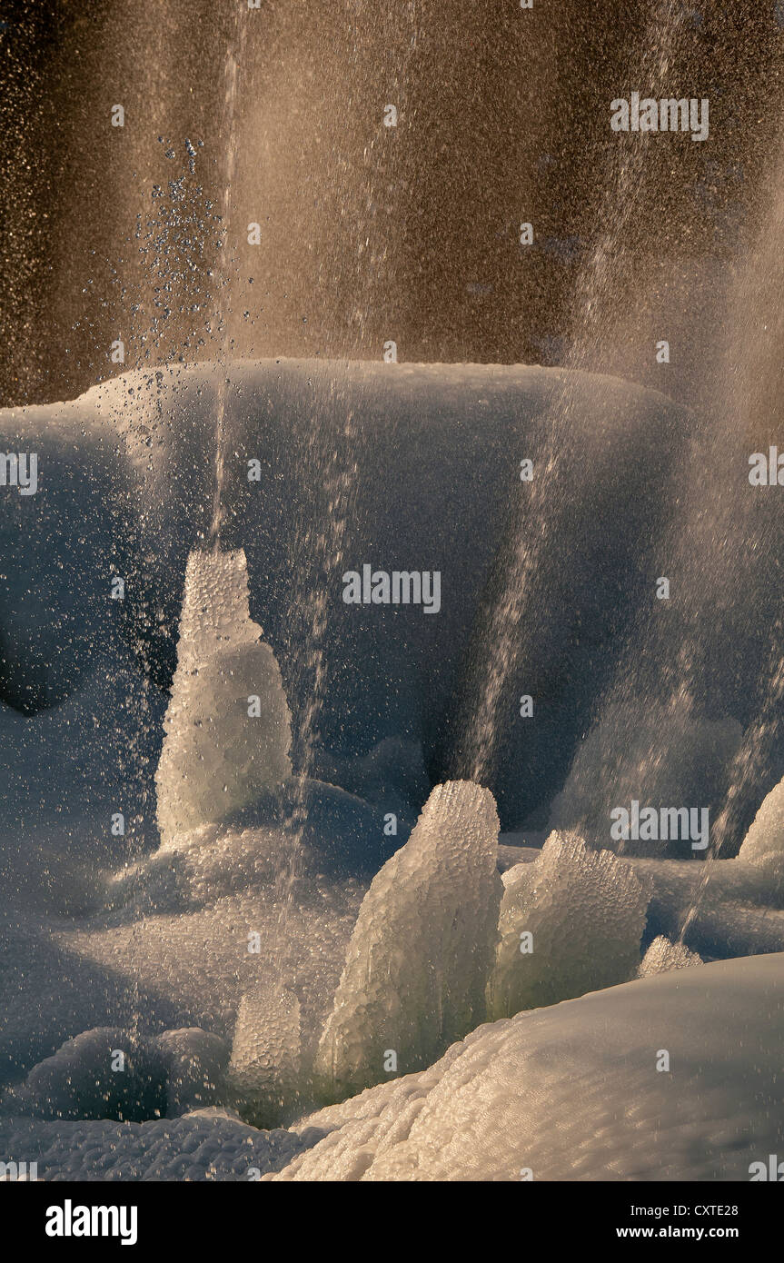 Frozen water jet Stock Photo - Alamy