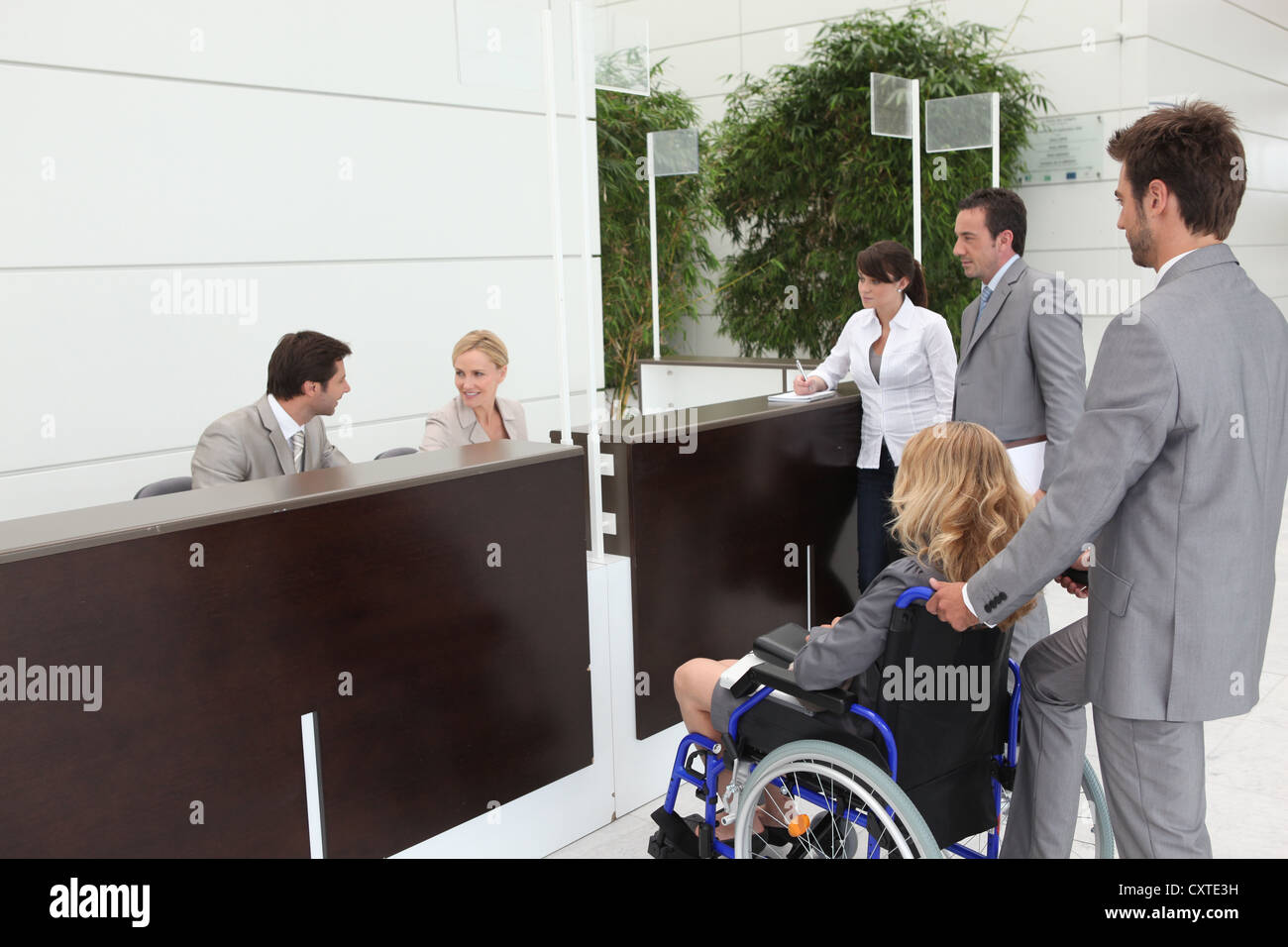 Wheelchair reception hi-res stock photography and images - Alamy